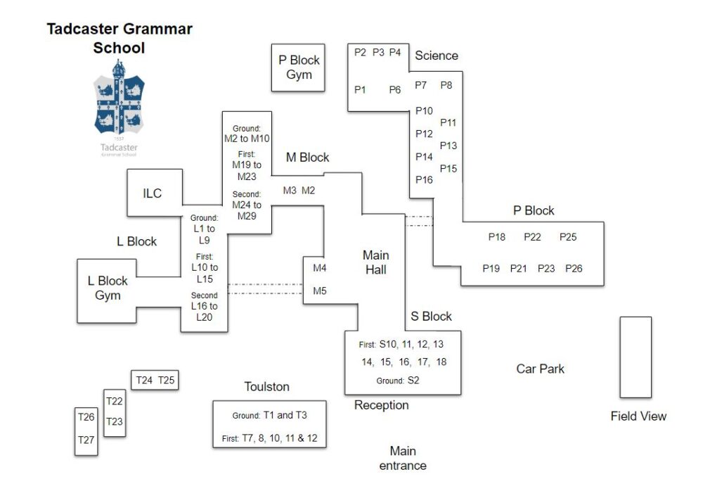 School Maps - Tadcaster Grammar School