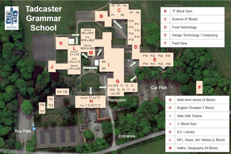 School Maps - Tadcaster Grammar School